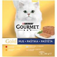 Gourmet paštéty pre mačky v akcii za 7.19 EUR | Tesco